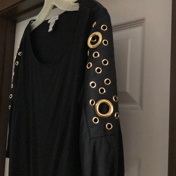 K Jordan | Tops | Kjordan Sexy Jeweled Peek Aboo Arms Blouse | Poshmark